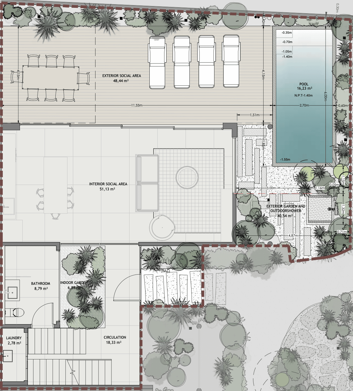 Jungle House B (3 BR w/ private pool) - Nosara Real Estate